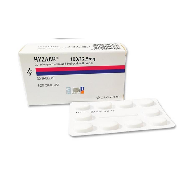 HYZAAR Losartan Potassium / Hydrochlorothiazide 100mg / 12.5mg Tablet ...